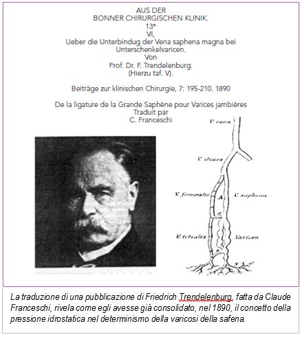 Claude Franceschi dalla Flebologia classica all'era della indagine ...